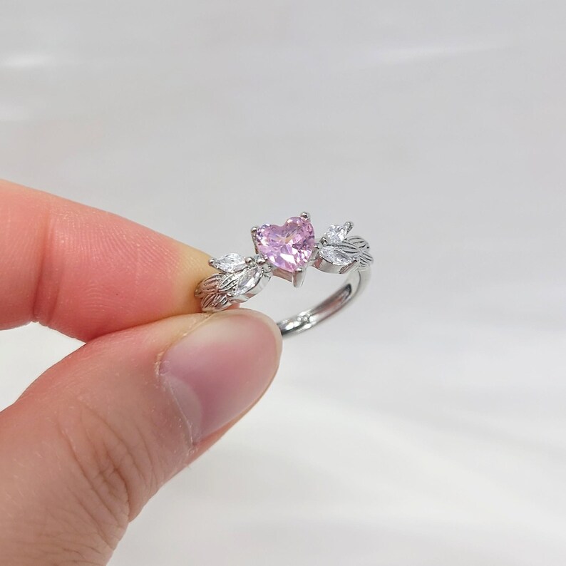 Honkai Cyrene Elysia Wedding Ring HSR Star Rail Merch Gift Pink Crystal ...