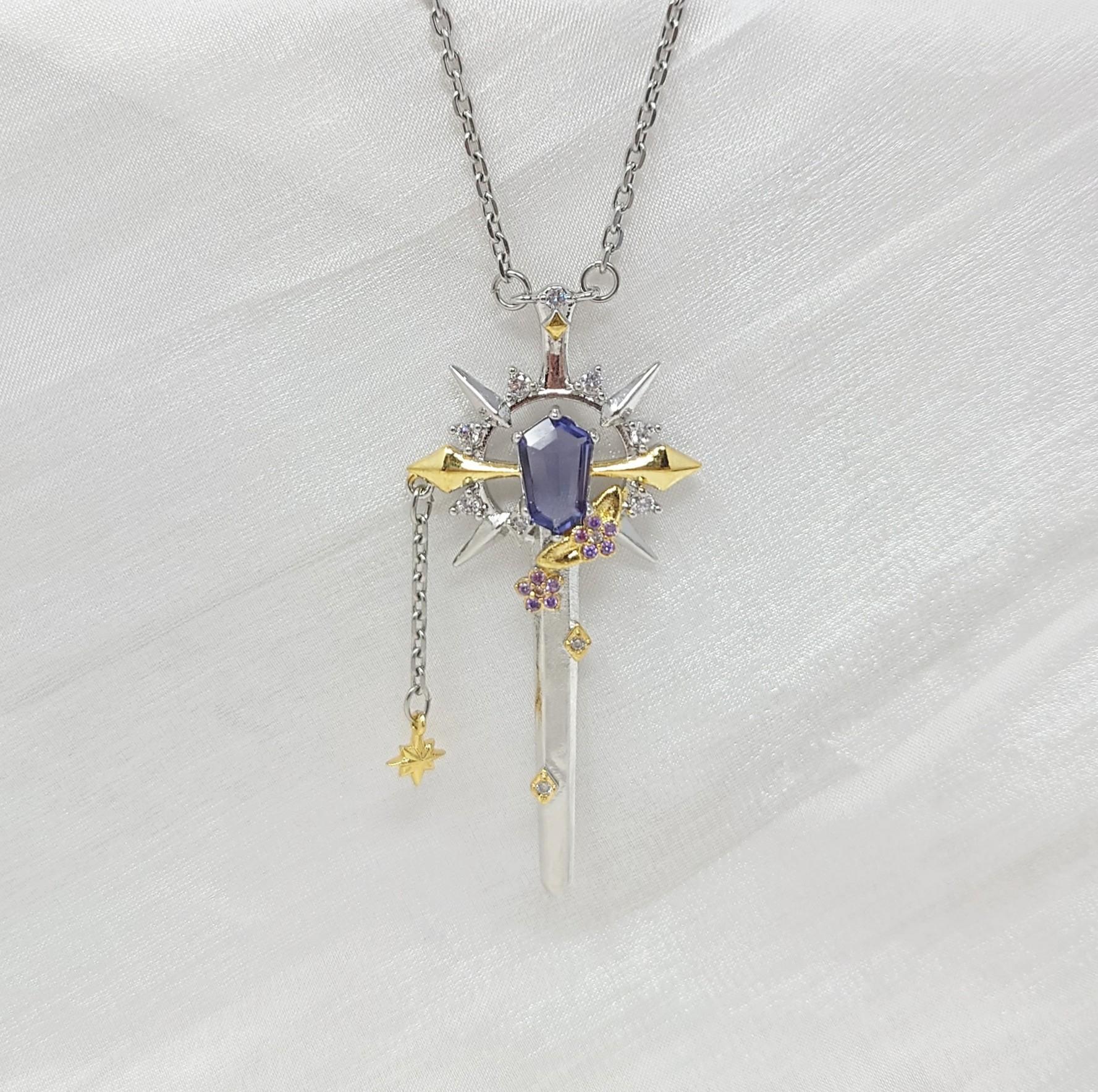 Xavier Sword Pendant Necklace – Love and Deepspace Inspired Jewelry ...