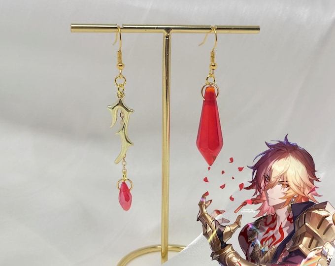 HSR Mydei Earrings Honkai Star Rail Accessory Gift Casual Gamer Cosplay ...