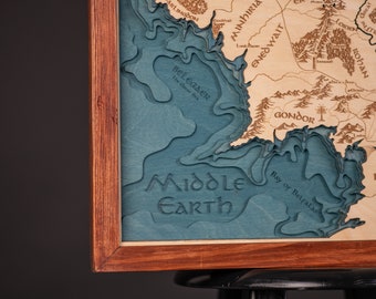Middle Earth Map - Etsy