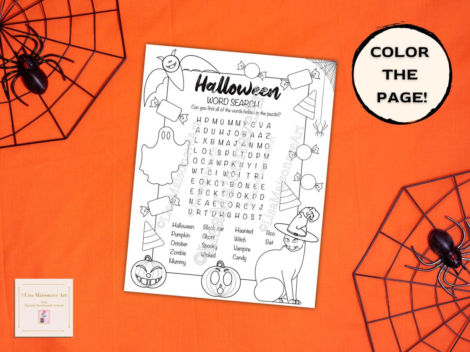 Printable Halloween Word Search for Kids, Kids Coloring Pages ...