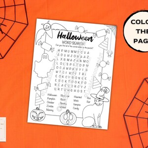 Printable Halloween Word Search for Kids, Kids Coloring Pages ...