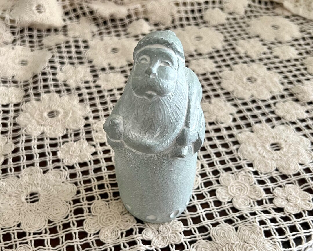 Isabel Bloom Santa Figurine, Concrete Sculpture, Vintage Isabel Bloom ...