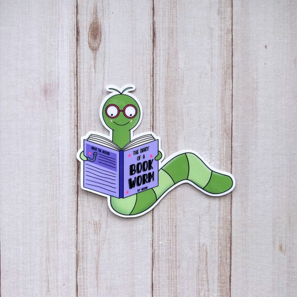 Bookworm Die Cuts - Etsy