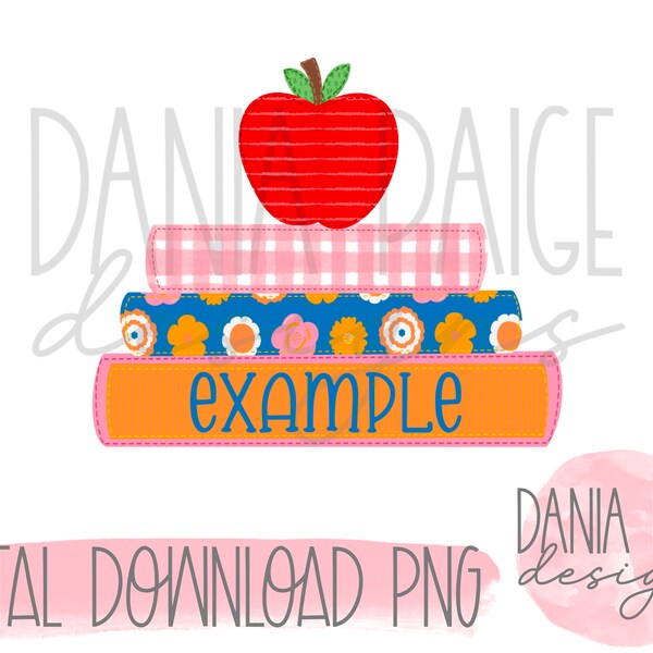 Open Book Applique - Etsy