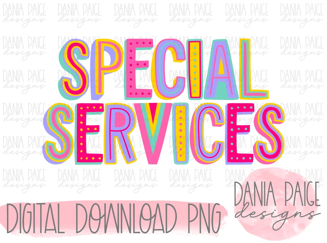 Special Services Png Sublimation Digital Design - Etsy
