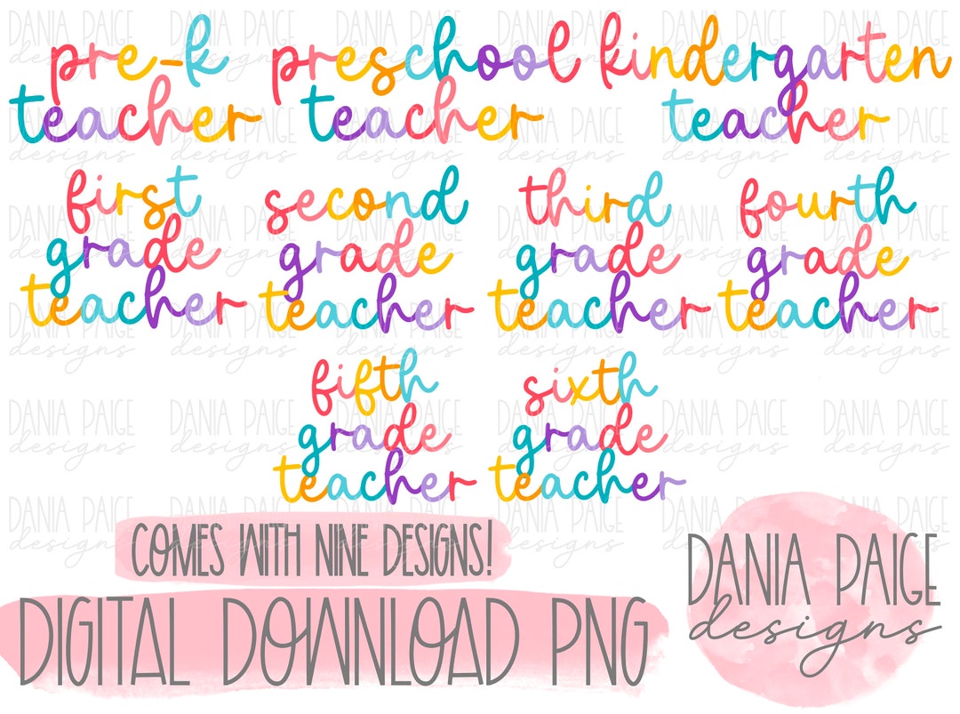 School Staff Bundle, Sublimation, Digital Design, Png - Etsy