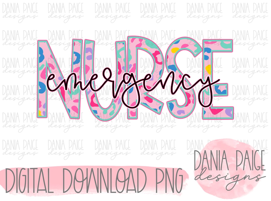 Emergency Nurse Png Sublimation Digital Design - Etsy