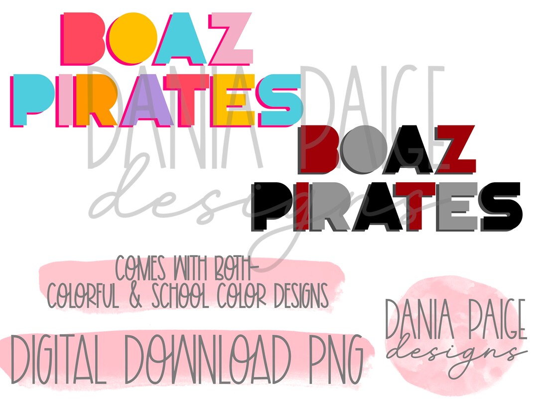 Boaz Pirates, Sublimation, Digital Design, Png - Etsy