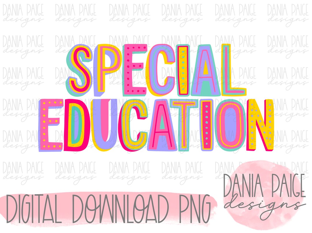 Special Education Png Sublimation Digital Design - Etsy