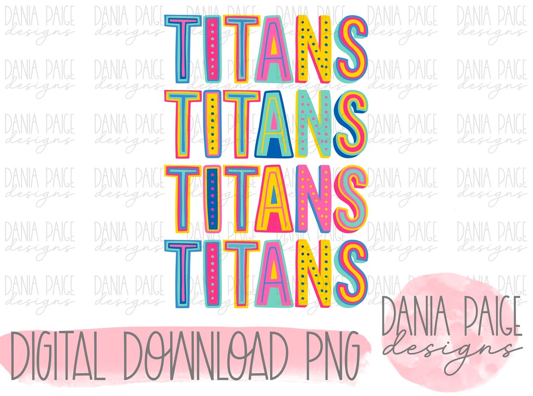 Titans , Sublimation, Digital Design, Png - Etsy