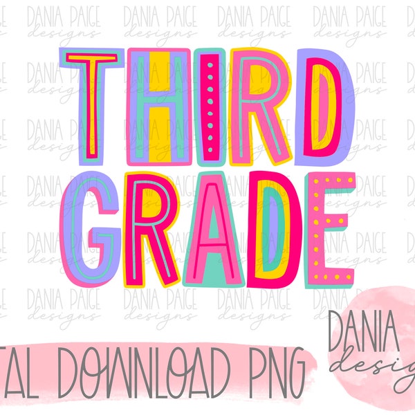 Third Grade - Etsy