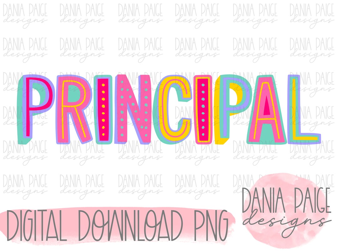 Principal, Sublimation, Digital Design, Png - Etsy
