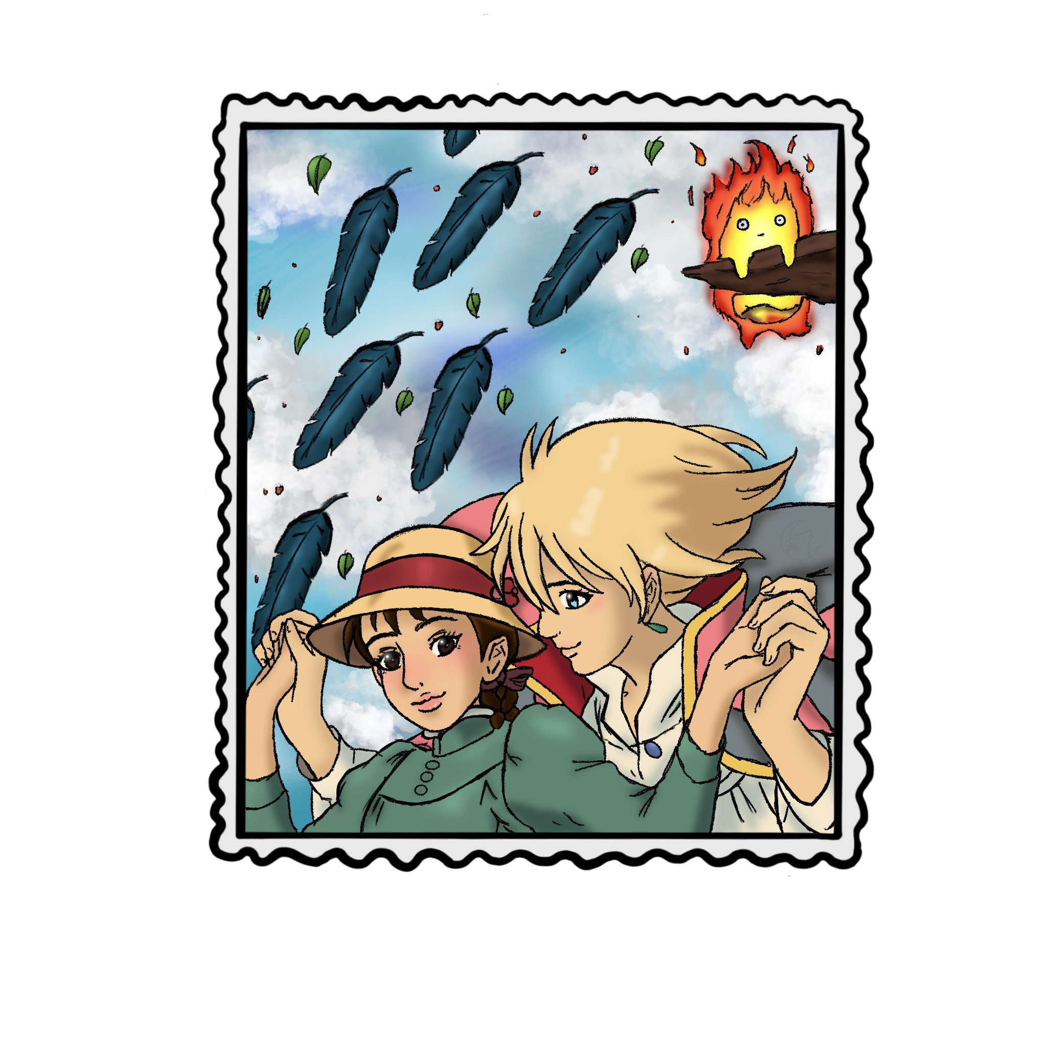 Howls Moving Castle Magnetic Bookmark Anime Magnetic - Etsy