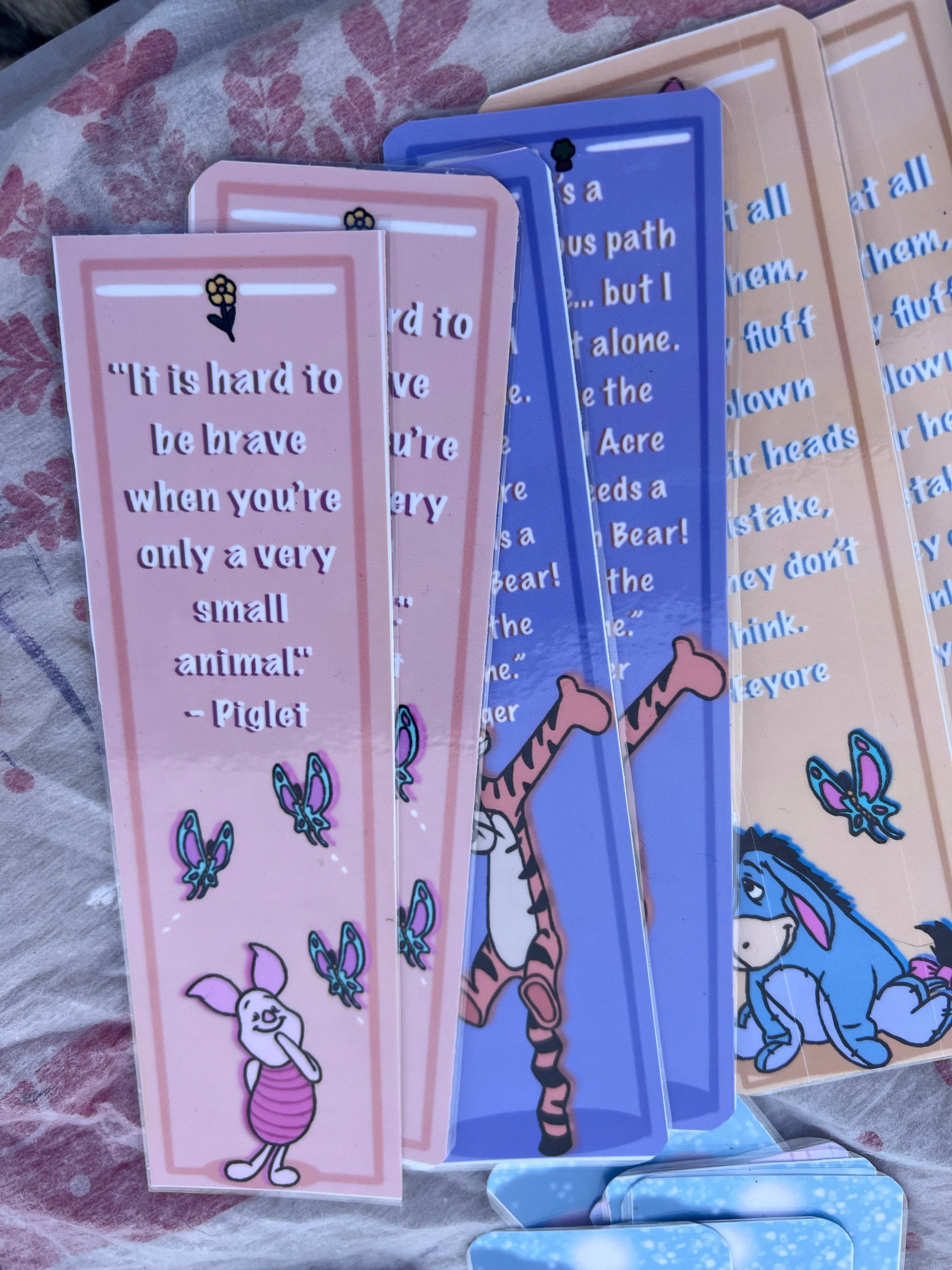 Winnie the Pooh Bookmarks| Eeyore Bookmarks| Bookmarks - Etsy
