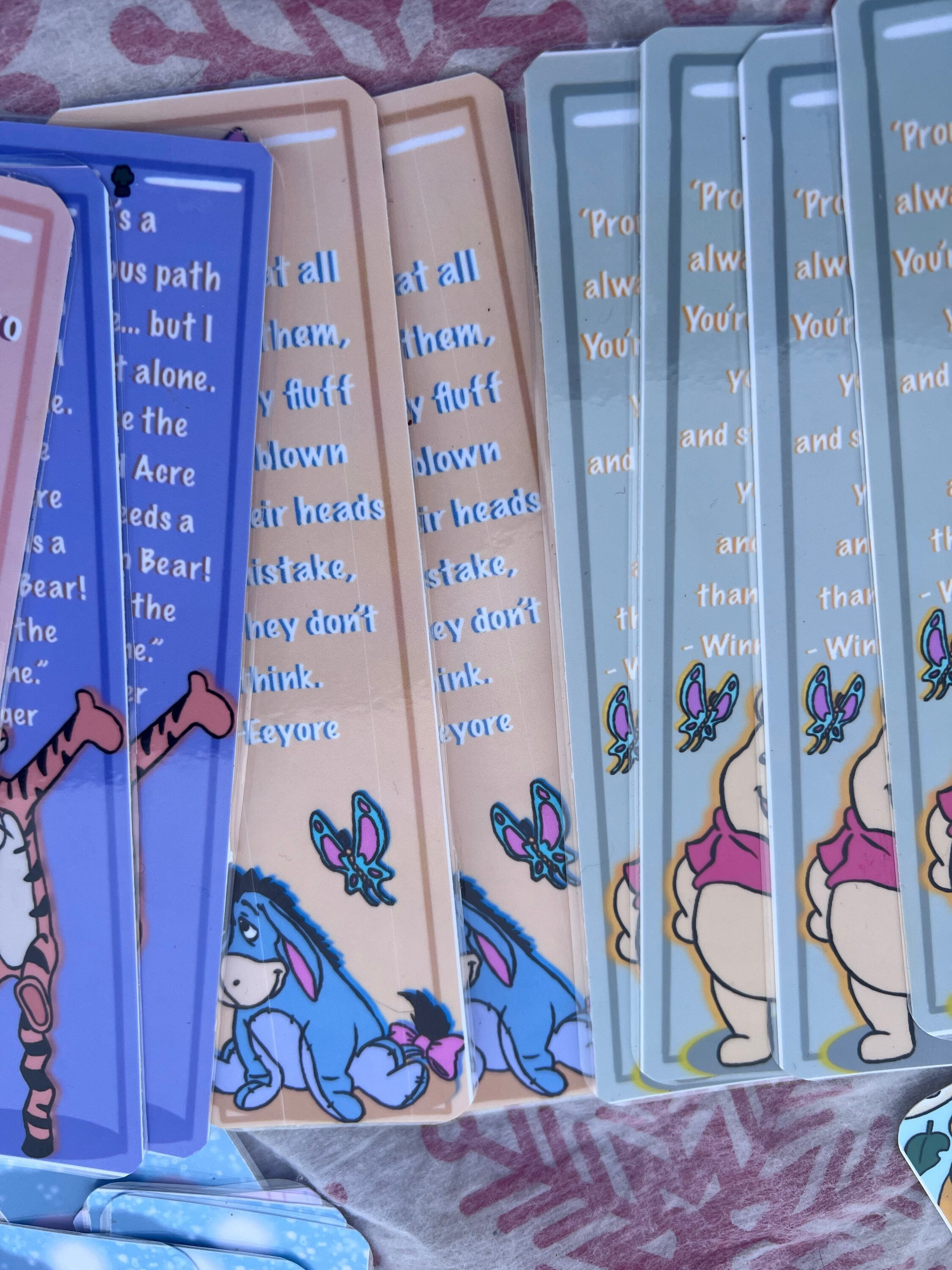 Winnie the Pooh Bookmarks| Eeyore Bookmarks| Bookmarks - Etsy