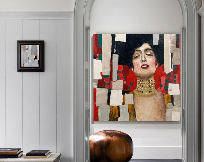 Judith, Original Oil Painting on Canvas 48x48, One-of-a-kind ...