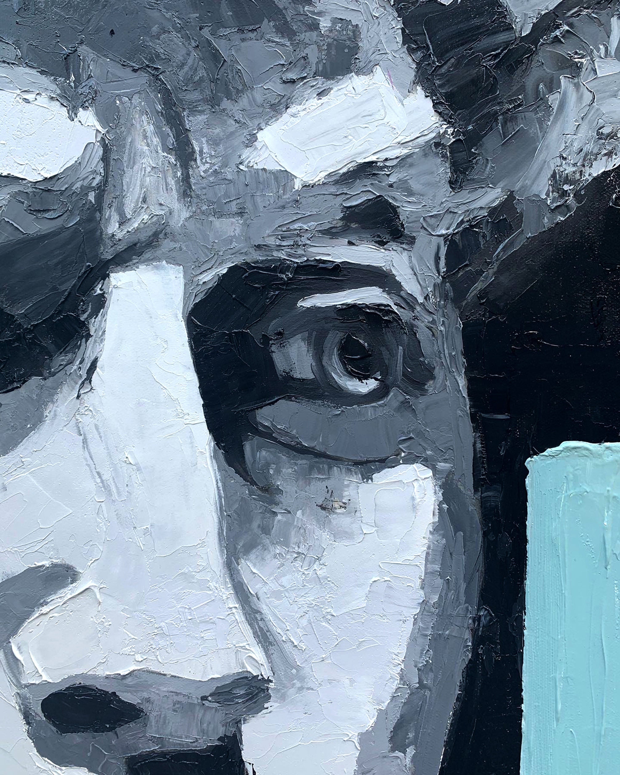 David, Original Oil Painting on Canvas 48x48, One-of-a-kind ...