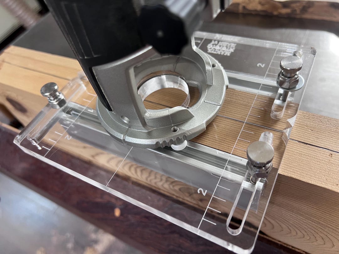 Router Base Plates Jigs 1/2 and 1/4 Thick for Festool, Makita RT0701C ...