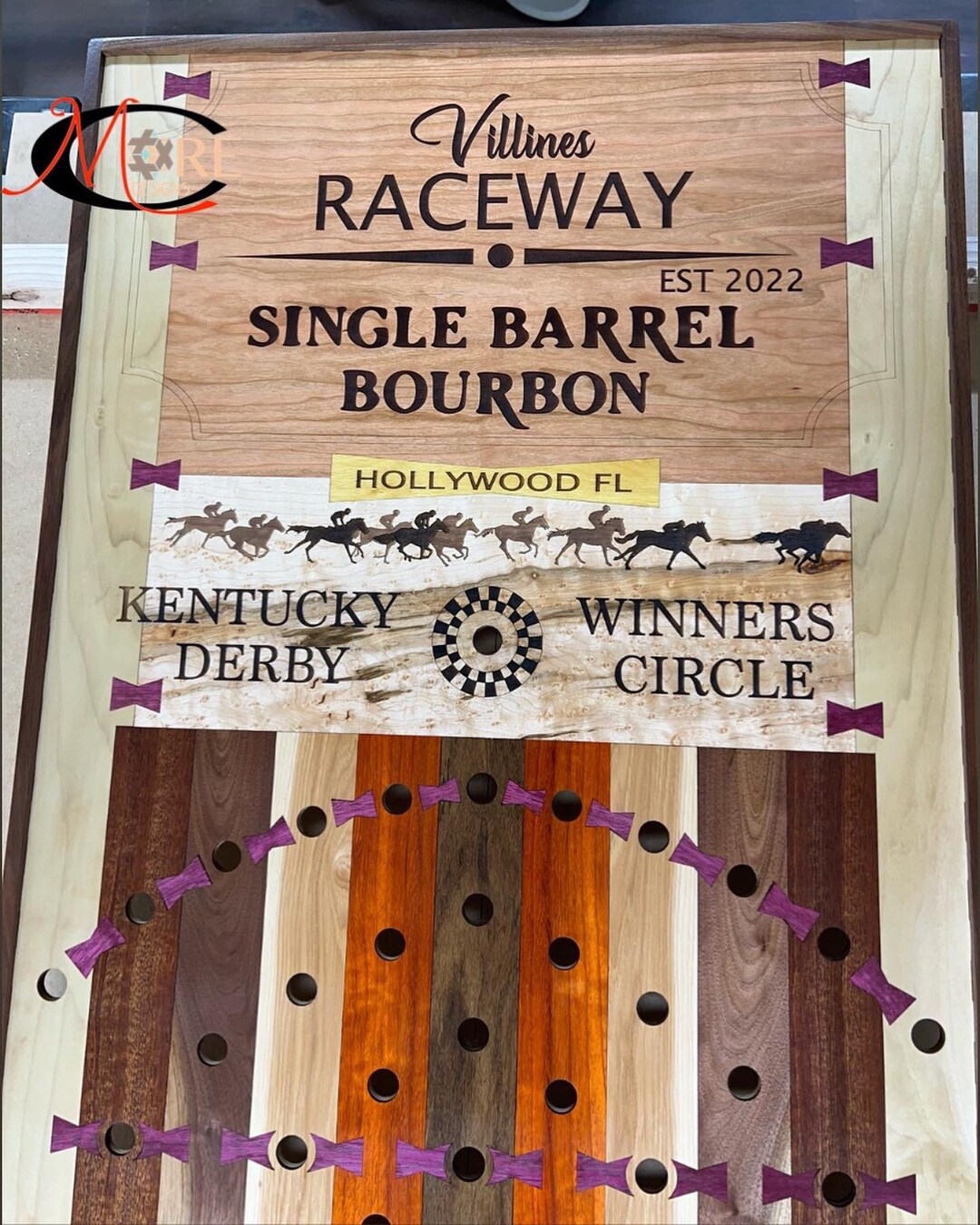 Kentucky Derby Horse Race Board Game. Special Edition the Bow Tie ...