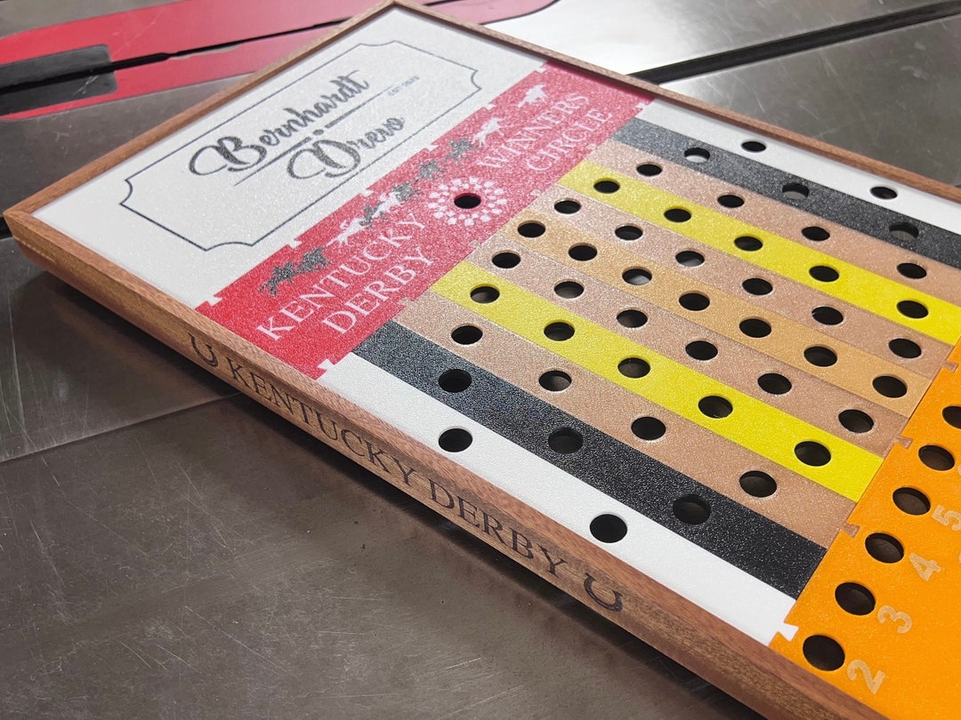 Kentucky Derby Horse Race Board Game. Fully Customizable. Many Colors ...