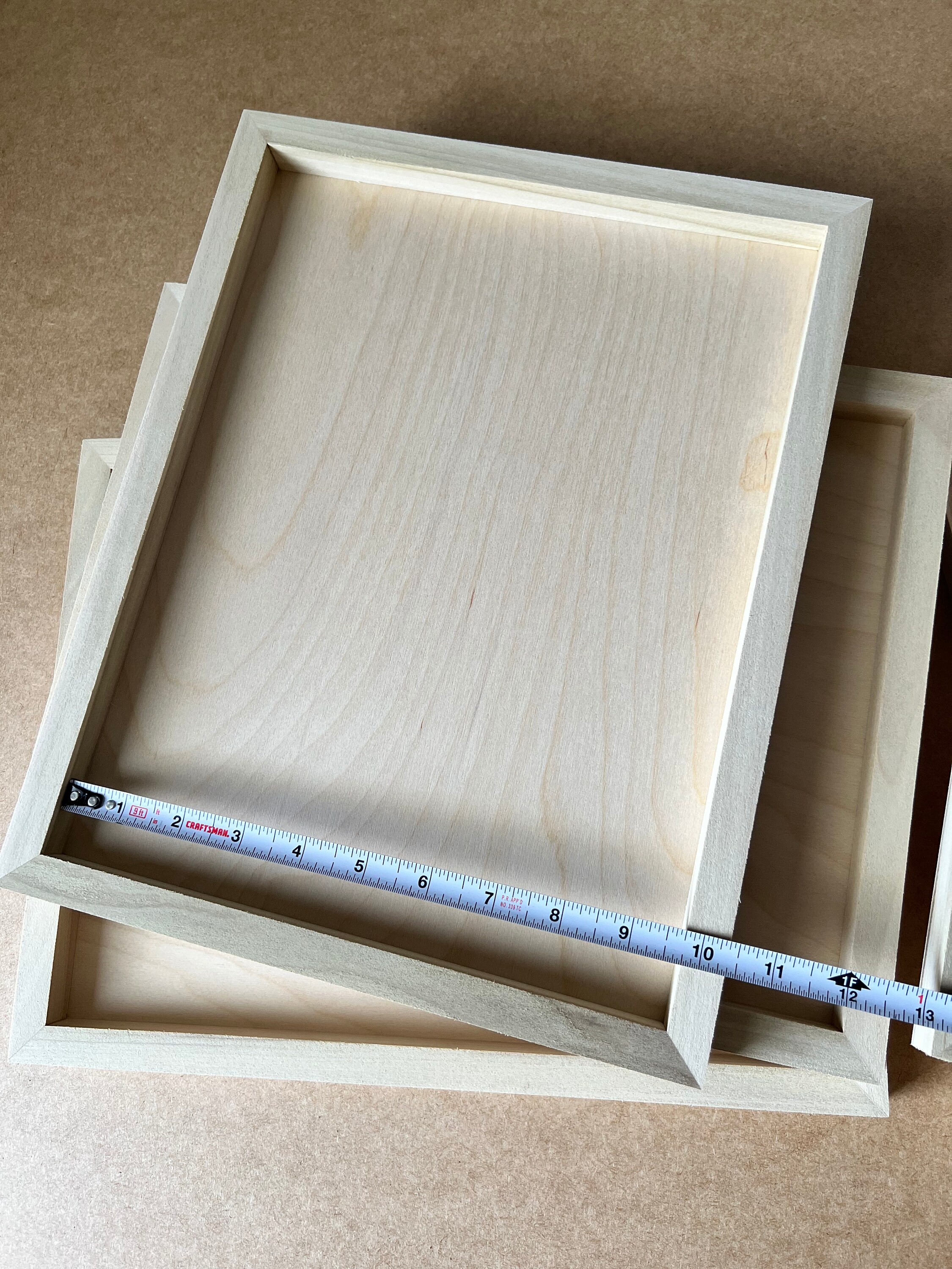 Cradled Panels Made From Unfinished Wood 1/8" Baltic Birch Plywood and ...