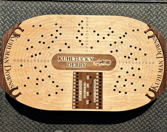 Kentucky Derby Horse Race Board Game. Laser Cut and Engraved. | Etsy