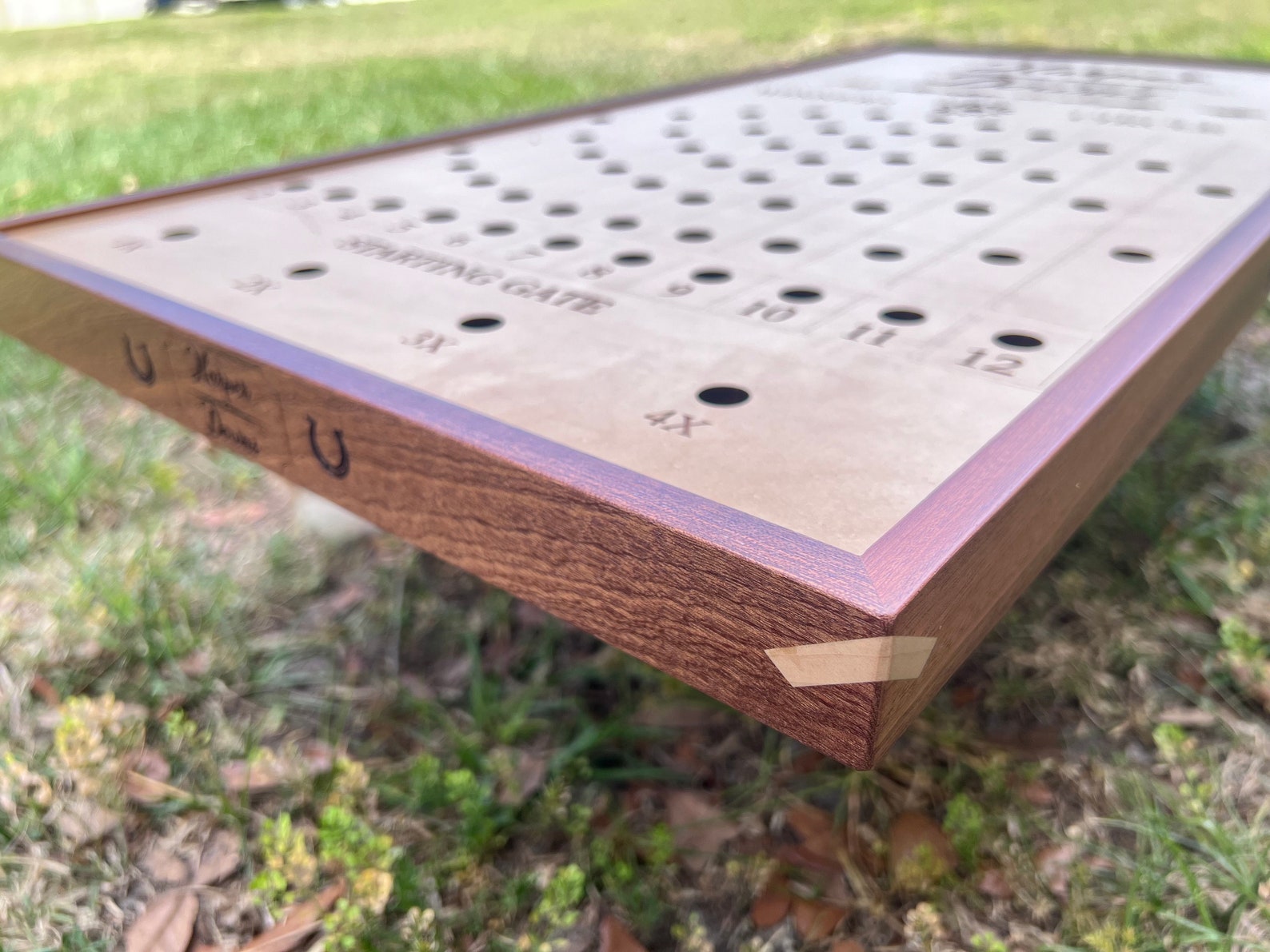 Kentucky Derby Horse Race Board Game. Laser Cut and Engraved. Many ...