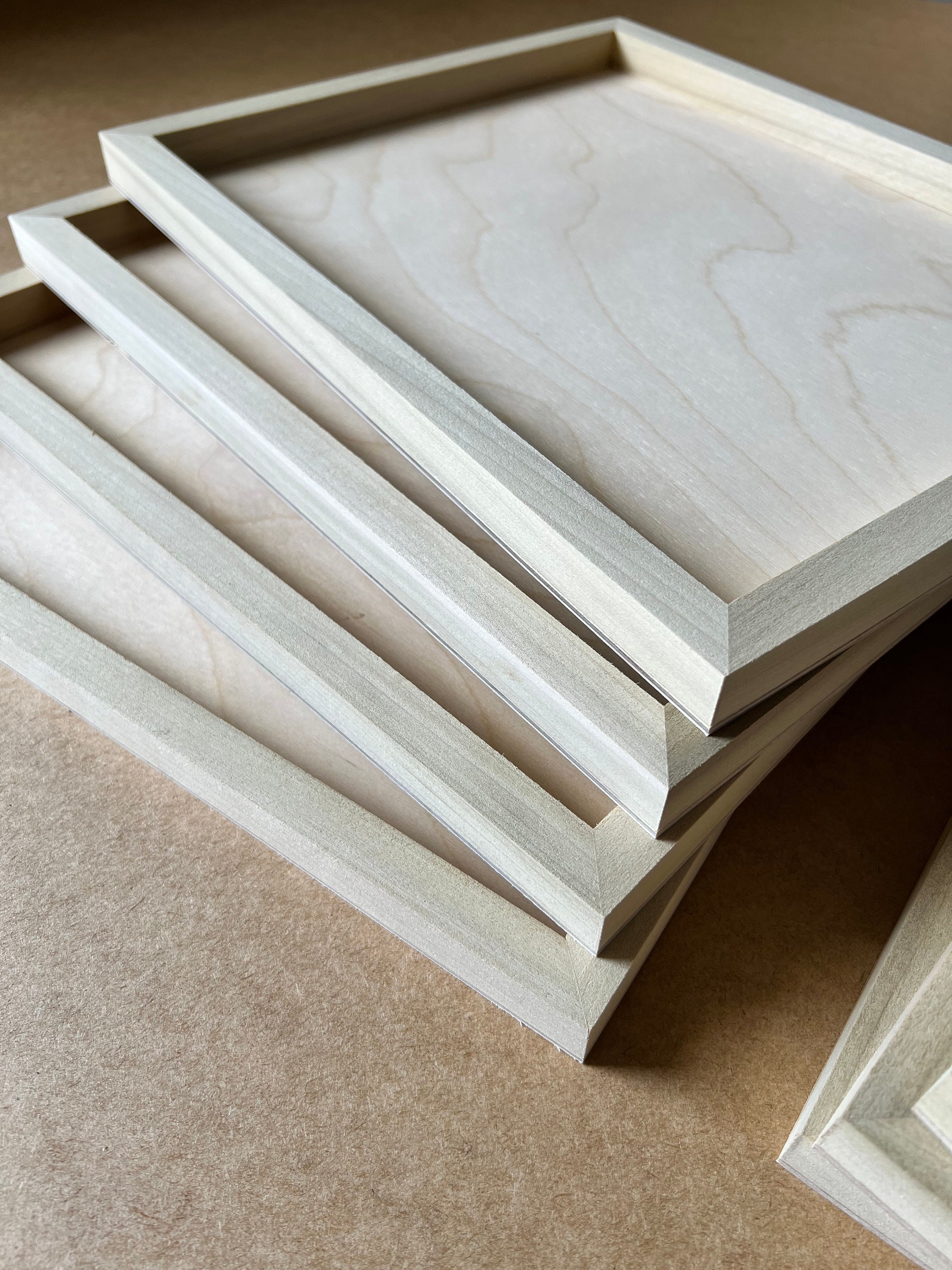 Cradled Panels Made From Unfinished Wood 1/8" Baltic Birch Plywood and ...