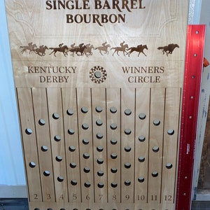 Kentucky Derby Horse Race Board Game. Laser Cut and Engraved. - Etsy