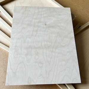 Cradled Panels Made From Unfinished Wood 1/8" Baltic Birch Plywood and ...