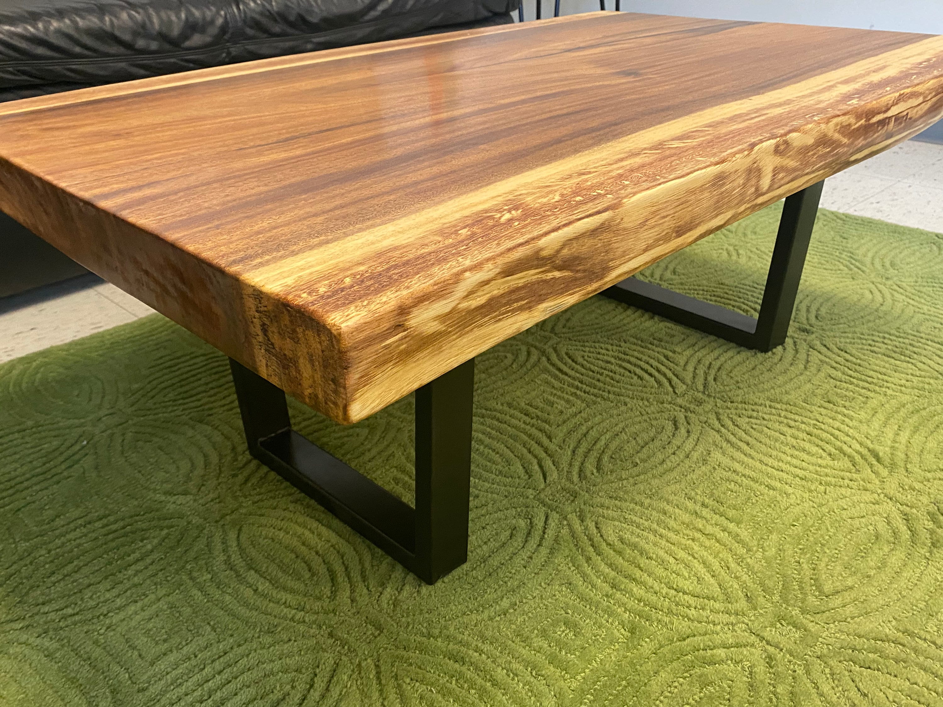 Monkeypod Live Edge Coffee Table - Stunning Highly Figured Monkeypod ...