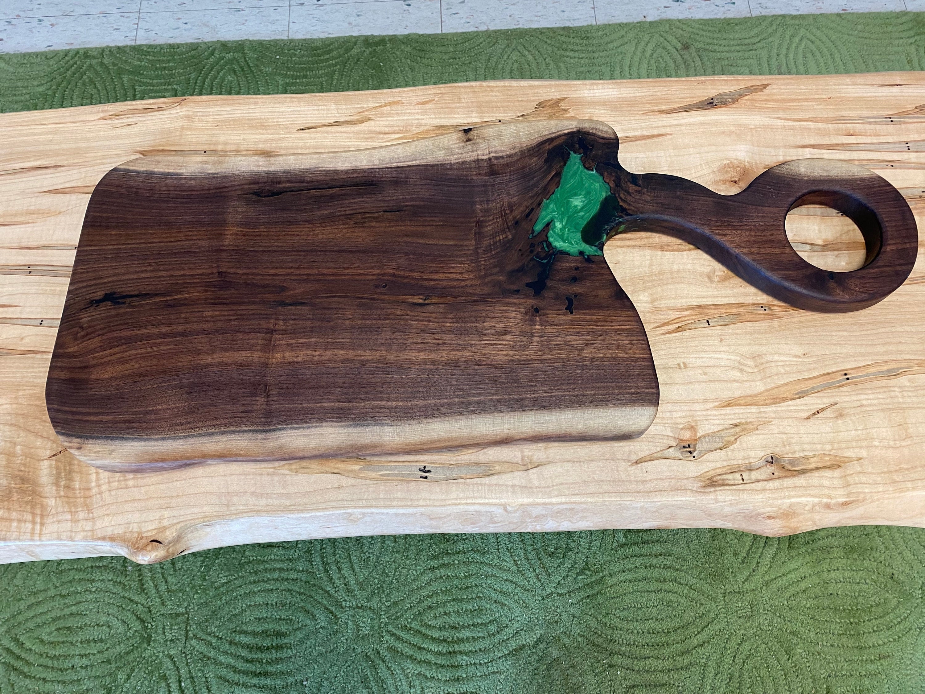 Custom Live Edge Wood & Resin Home Decor — Carlberg Design