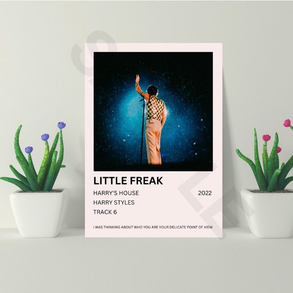 Harry Styles Little Freak Poster - Etsy