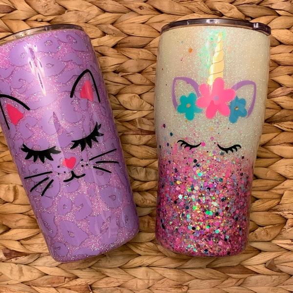 Glitter Tumblers - Etsy