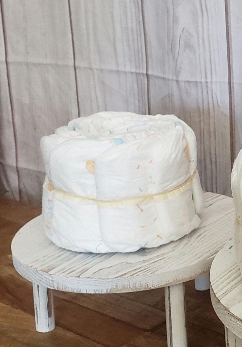 Plain Diaper Cake-decorate Your Own Diaper Cake-diy Baby Shower ...