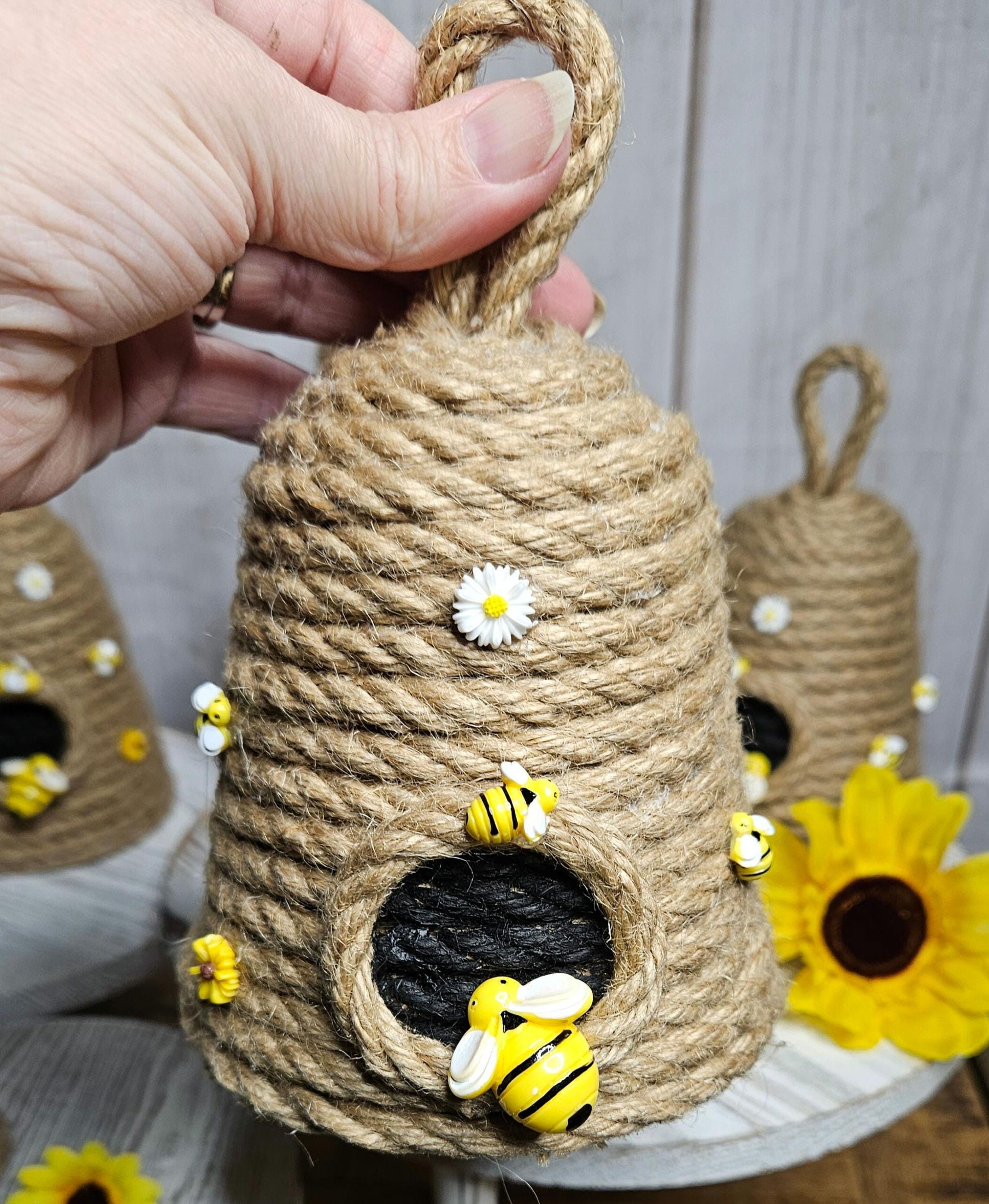 Jute Beehive-bee Decor-bee Theme Baby Shower Decor-bee Party Decor-bee ...