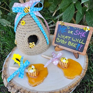Bee Gender Reveal Decoration-what Will Baby Bee Gender Reveal ...