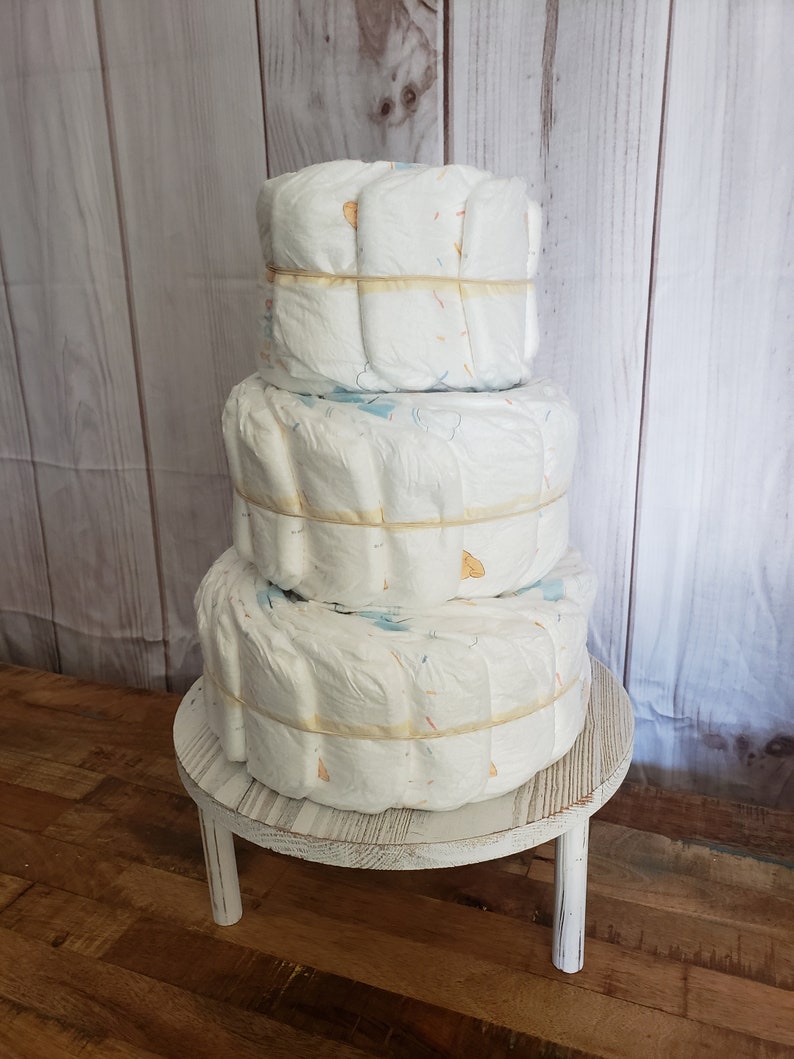 Plain Diaper Cake-decorate Your Own Diaper Cake-diy Baby Shower ...