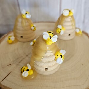 Wooden Beehive With Faux Honey-bee Decoration-bee Theme Baby - Etsy