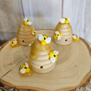 Wooden Beehive With Faux Honey-bee Decoration-bee Theme Baby - Etsy