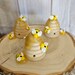 Wooden Beehive With Faux Honey-bee Decoration-bee Theme Baby - Etsy