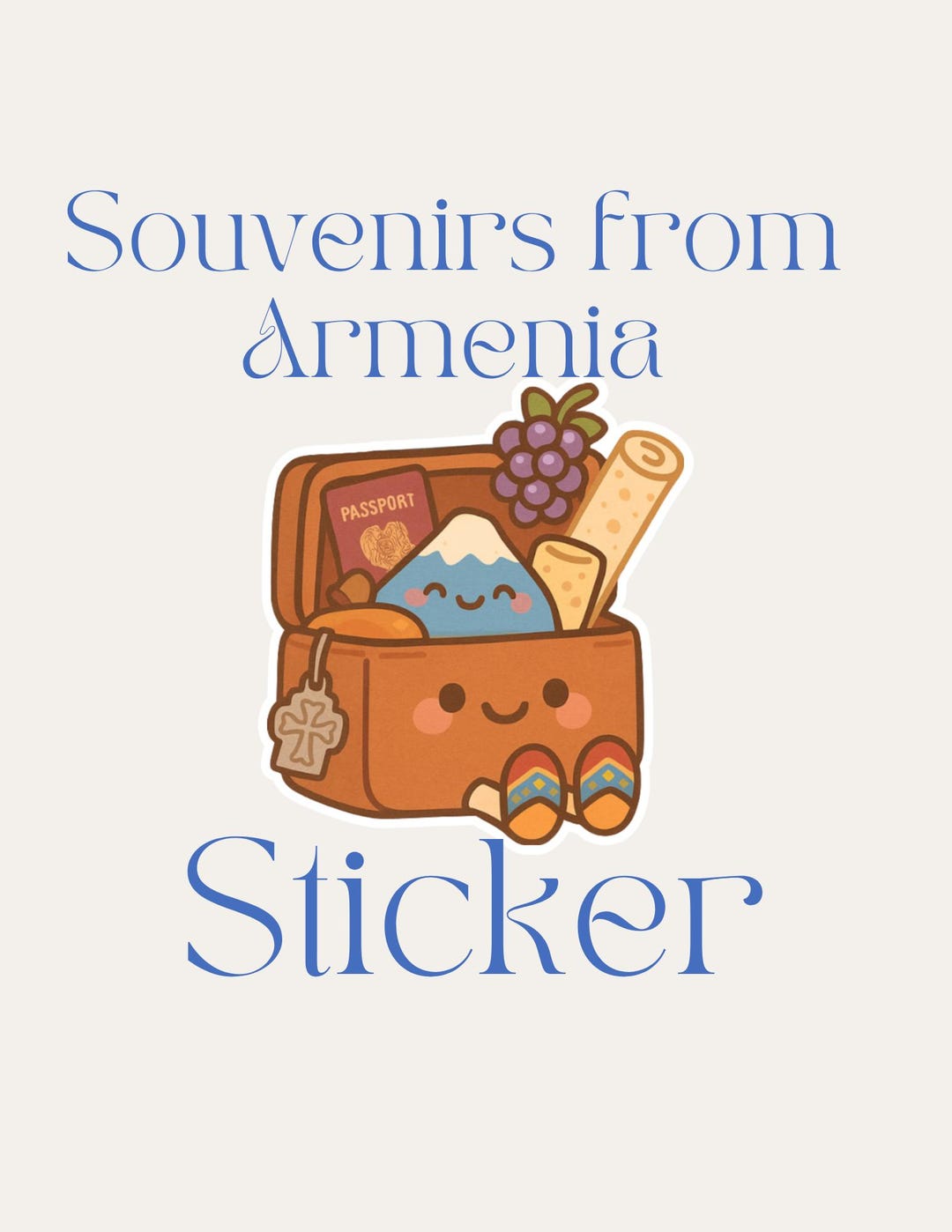 Armenia Souvenir Sticker: Weatherproof Vinyl Decal - Etsy