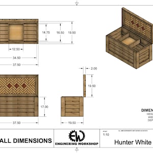 Toy Box Build Plans - Etsy