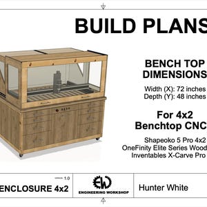 4x2 CNC Enclosure Build Plans - Etsy