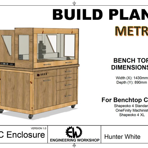 CNC Enclosure XXL Build Plans - Etsy