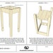 DIY End Table Plans - Etsy