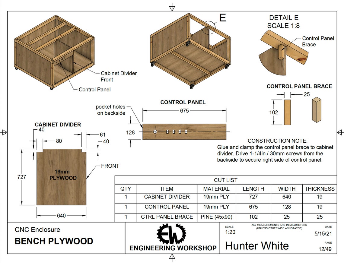 METRIC CNC Enclosure XXL Build Plans - Etsy