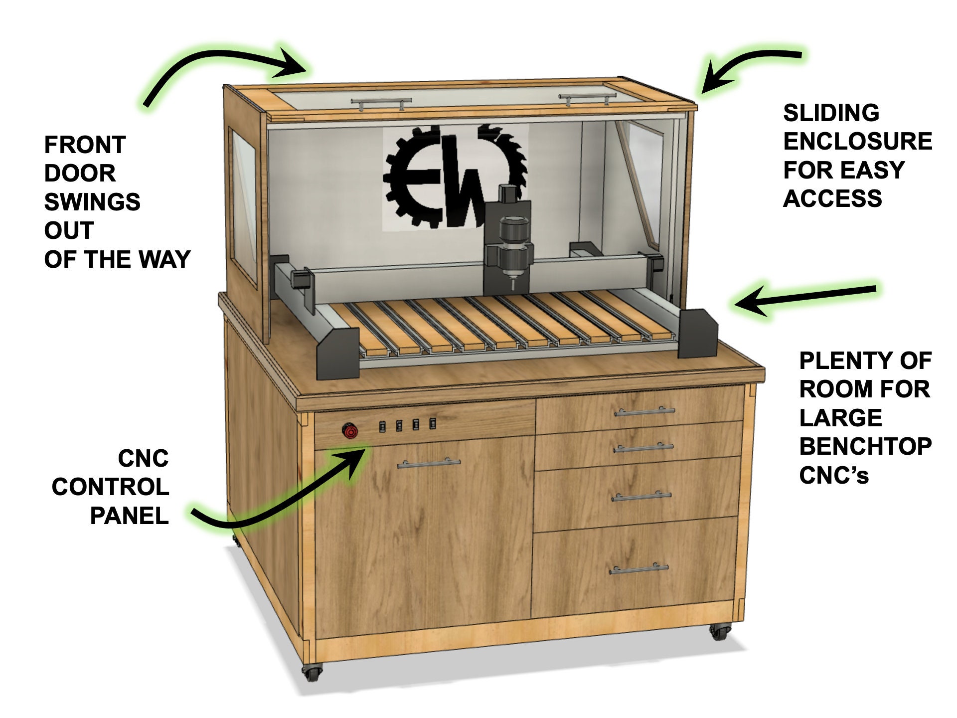 METRIC CNC Enclosure XXL Build Plans | Etsy