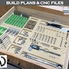 CNC Tool and Bit Storage Tray - Digital Files for CNC - Etsy Canada